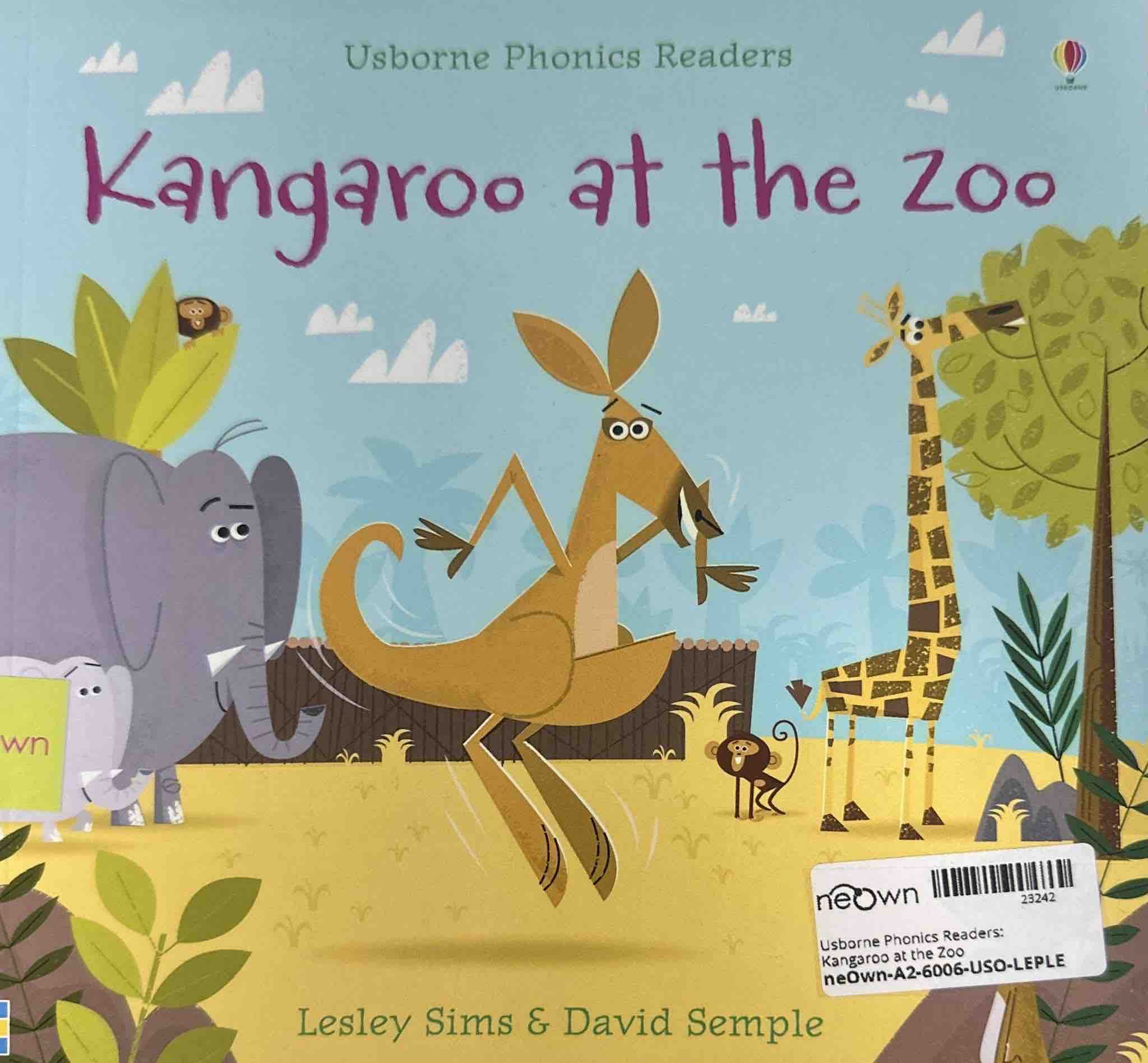 Usborne Phonics Readers: Kangaroo at the Zoo