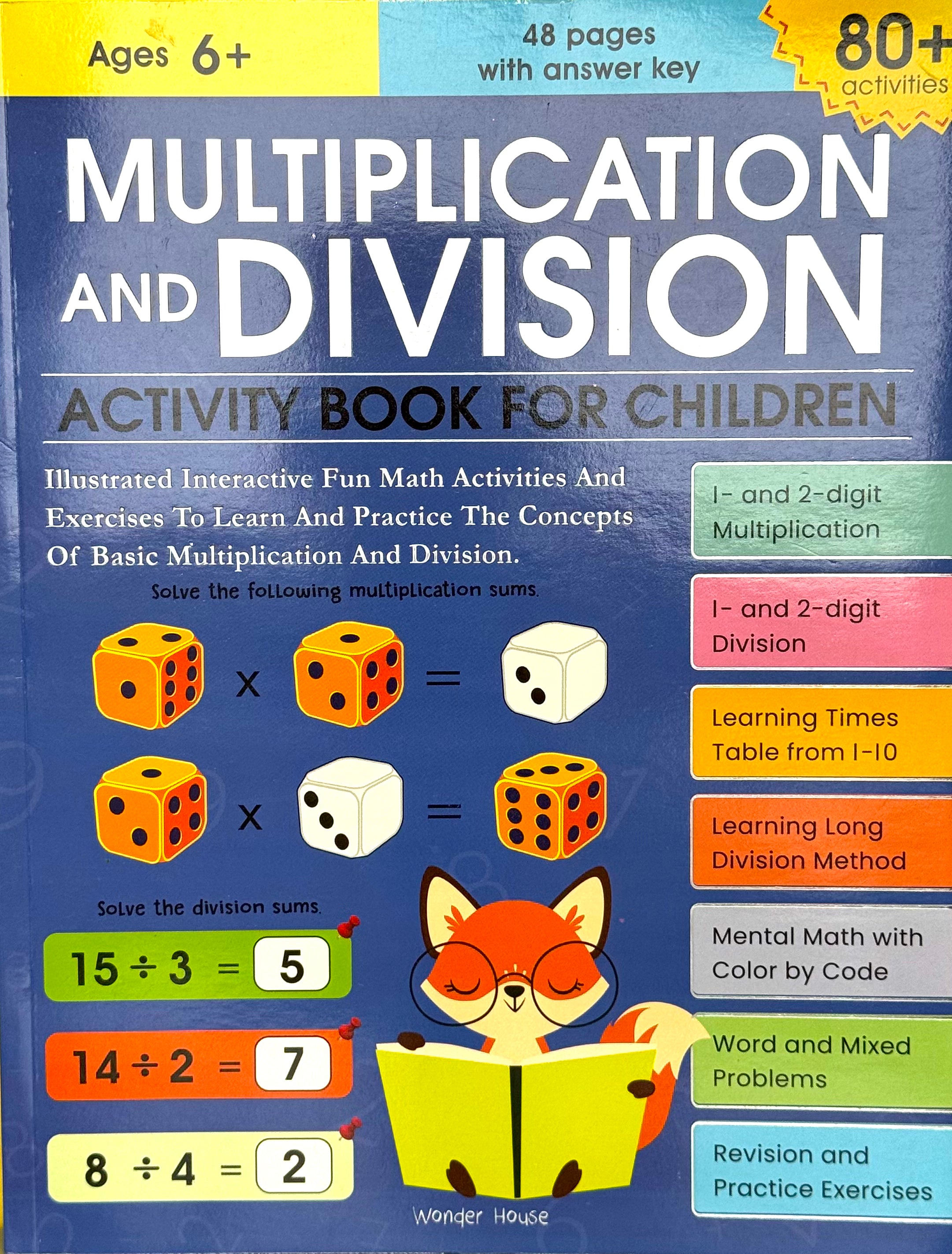 Multiplication and Division - Activity Book For Children