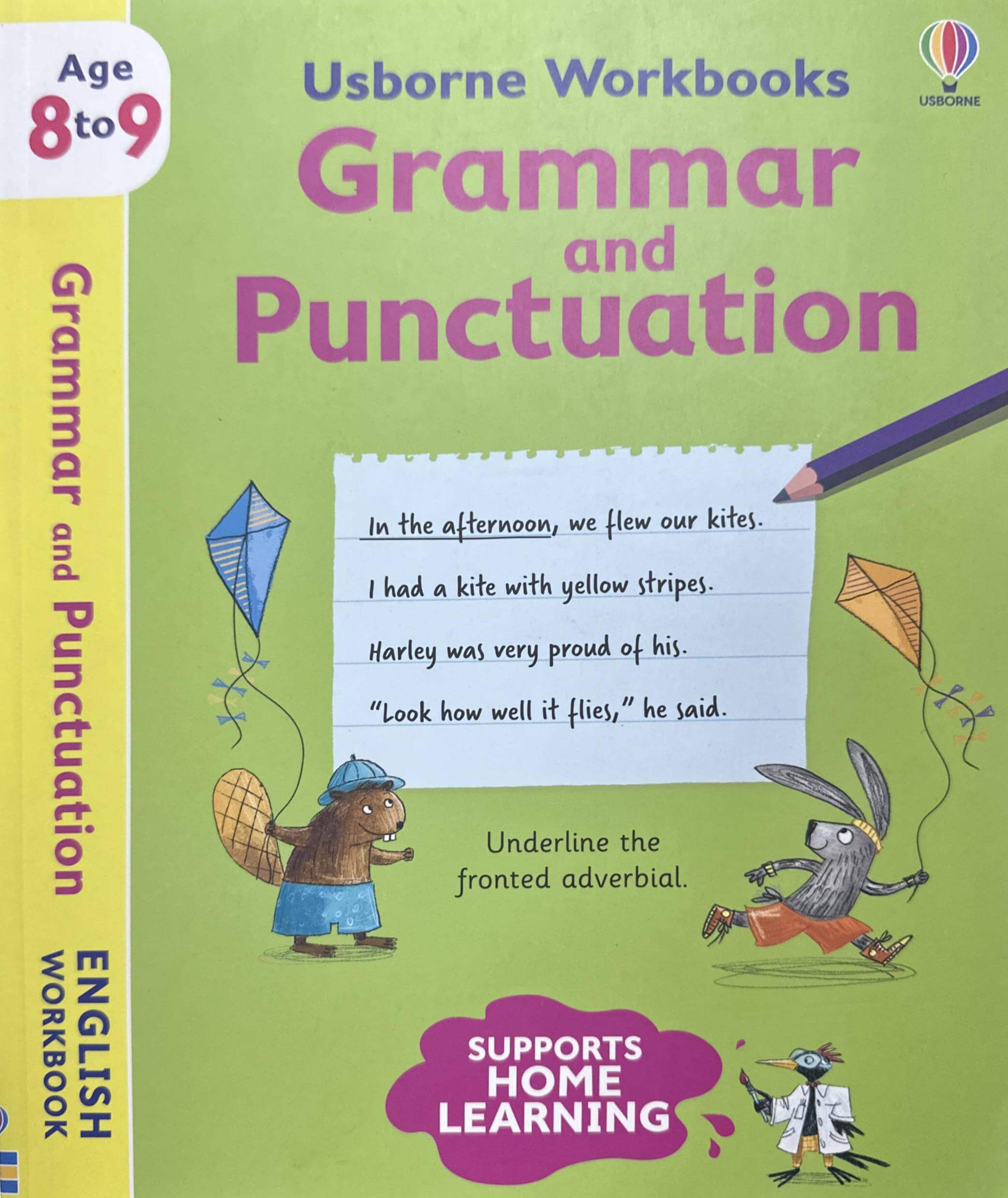 Usborne Workbooks : Grammar and Punctuation (English Workbook) 8-9 Yea