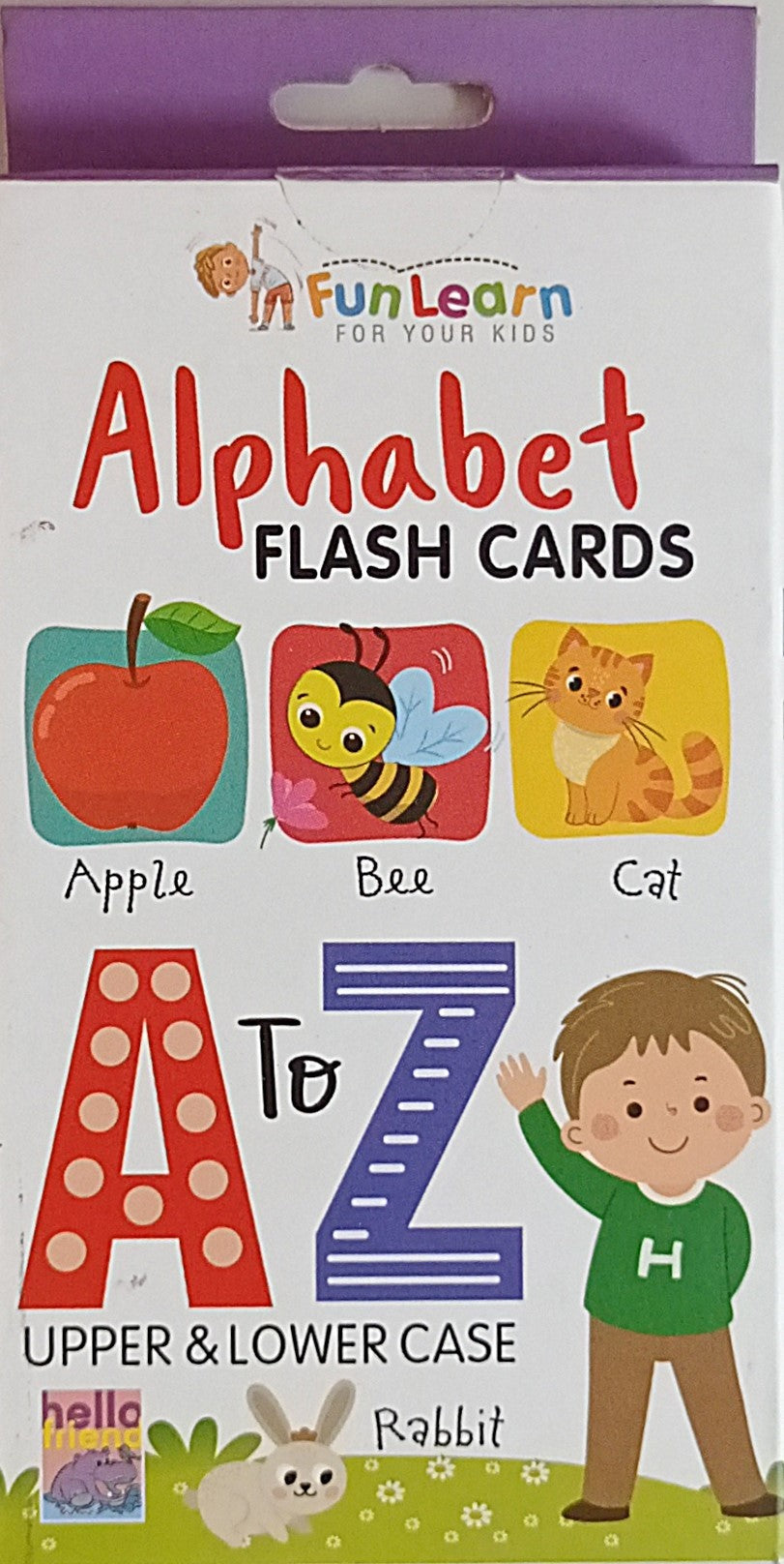Alphabet Flash Cards A-Z Upper and Lower Case (Fun Learn for Your Kids