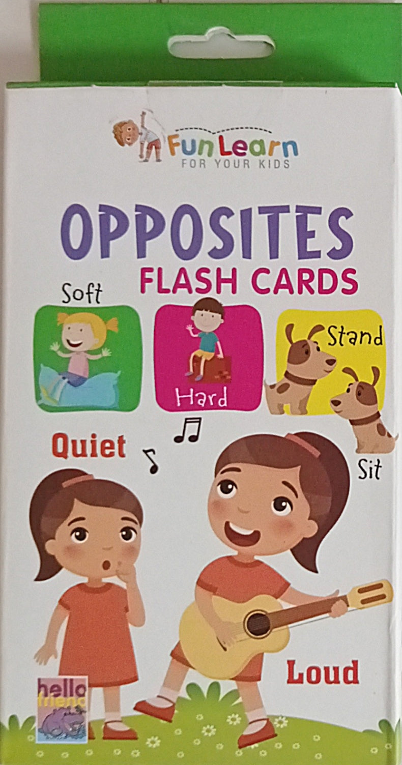 Opposites Flash Cards (Fun Learn for Your Kids)