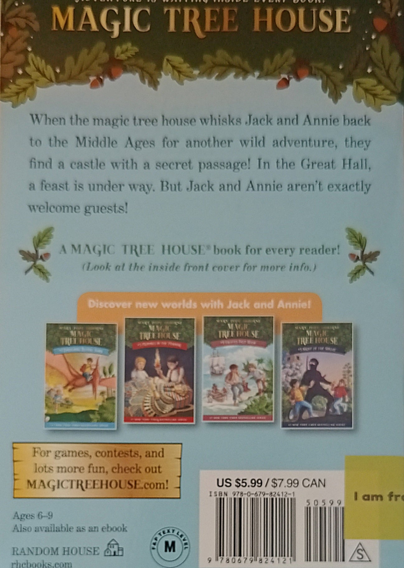 Magic Tree House #2 The Knight at Dawn