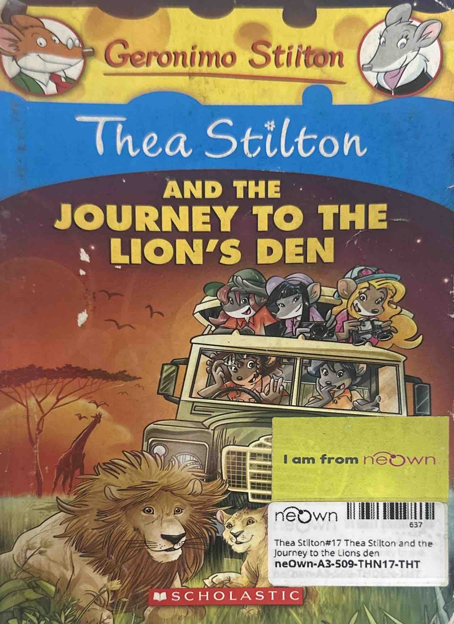 Thea Stilton #17 Thea Stilton and the Journey to the Lion's Den