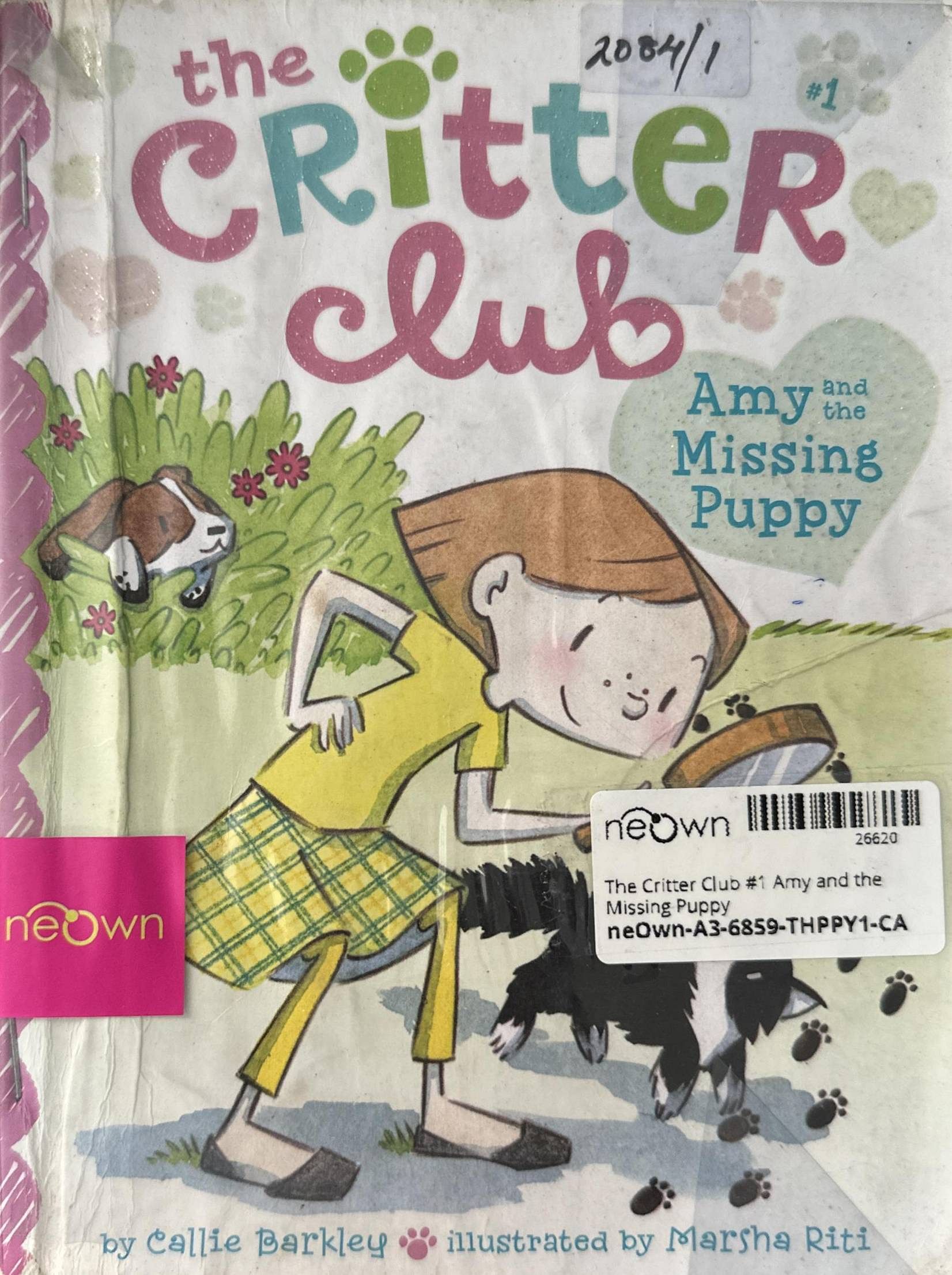 The Critter Club #1 Amy and the Missing Puppy