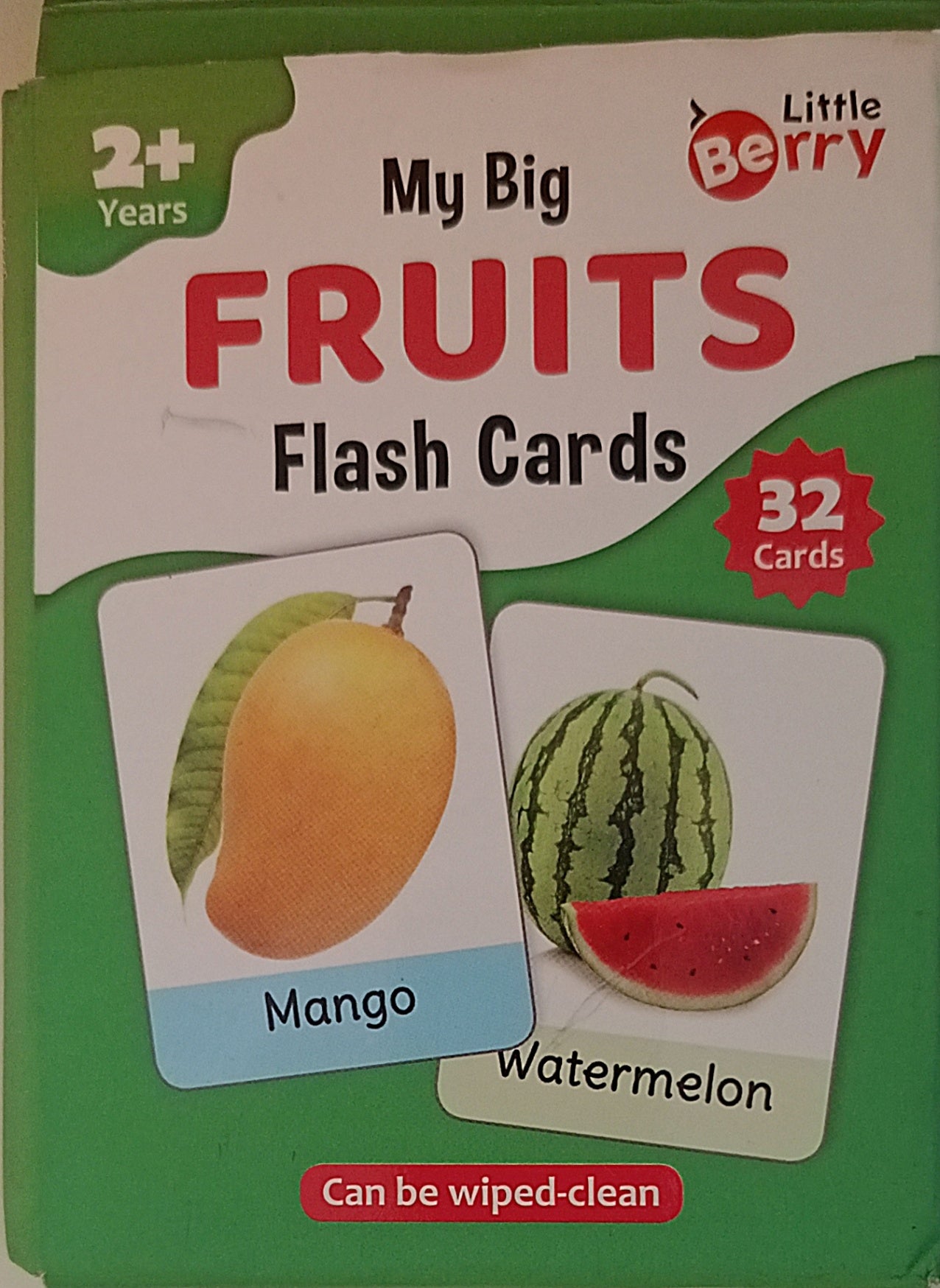 My Big Fruits Flash Cards-Little Berry