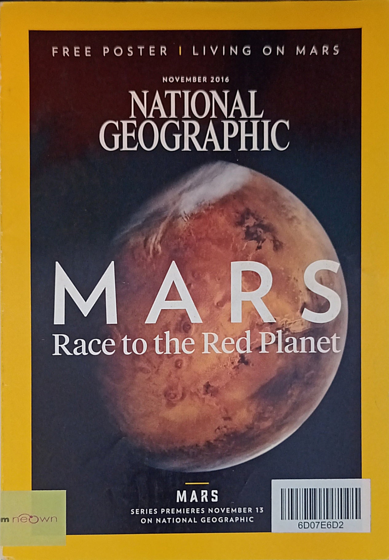National Geographic Magazine: Mars: Race to the Red Planet