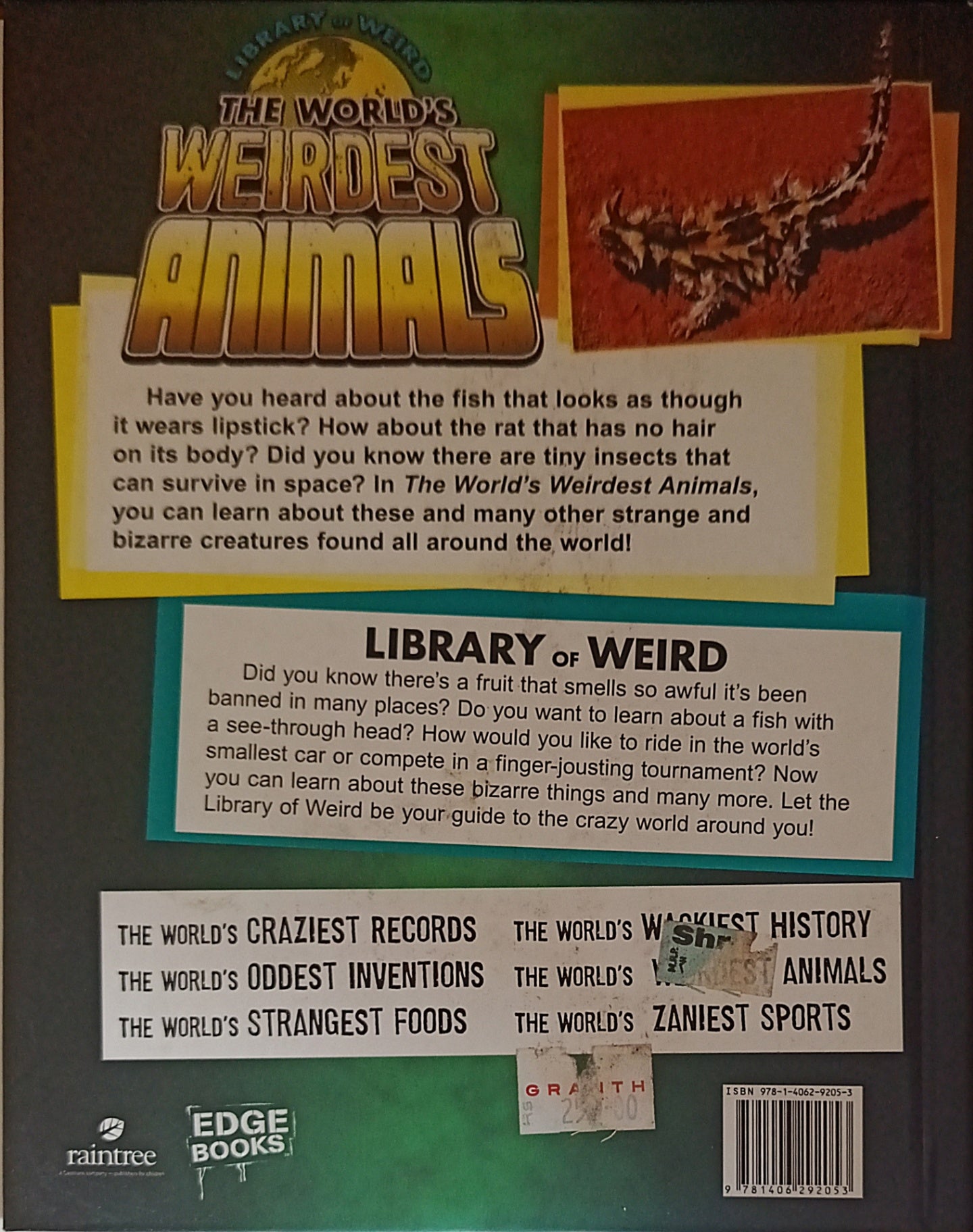 Library of Wierd: The World's Weirdest Animals