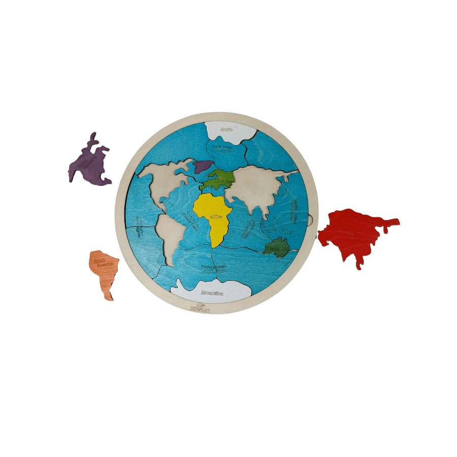 World Continents Puzzle