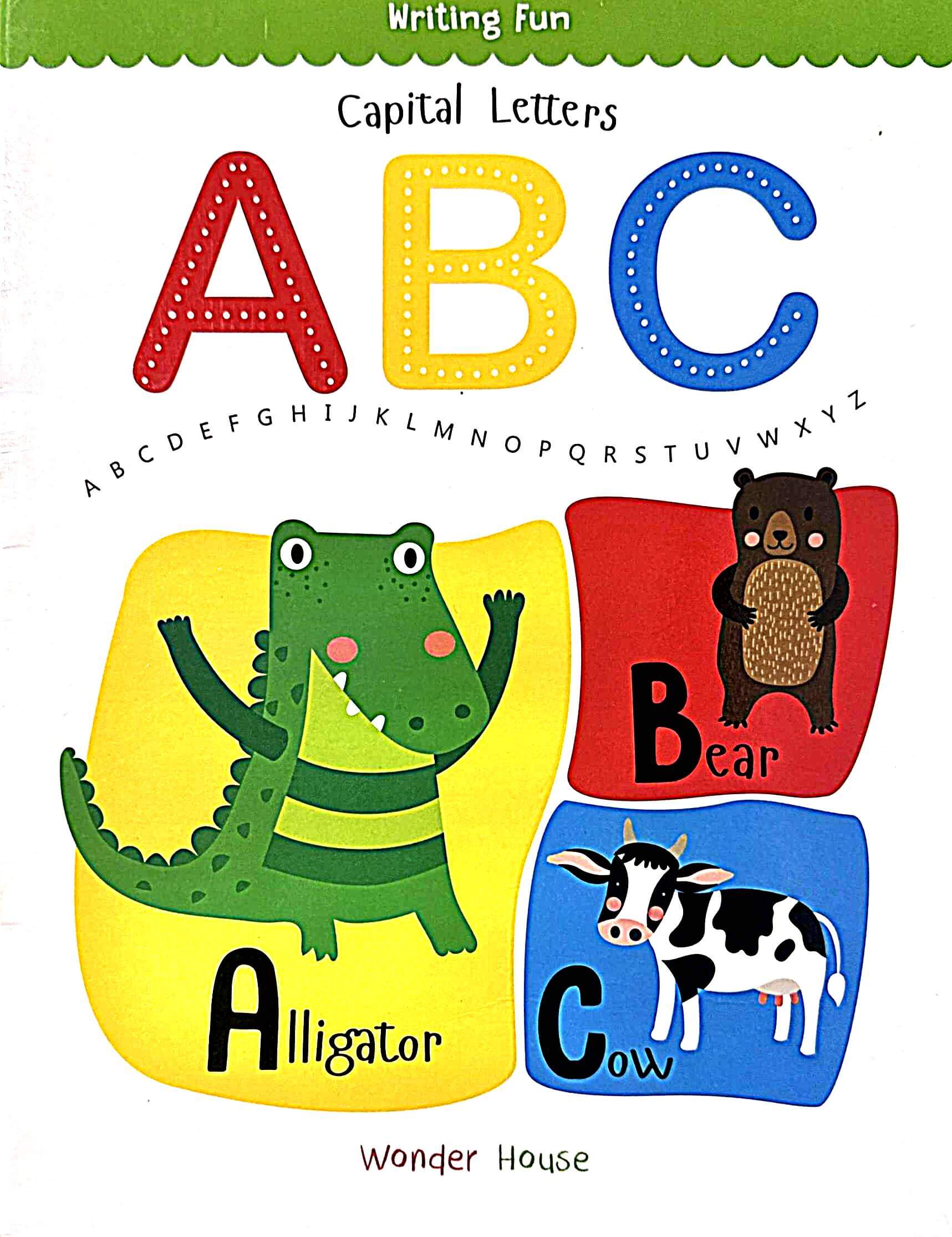 Capital Letters ABC: Write and practice Capital Letters A to Z book fo