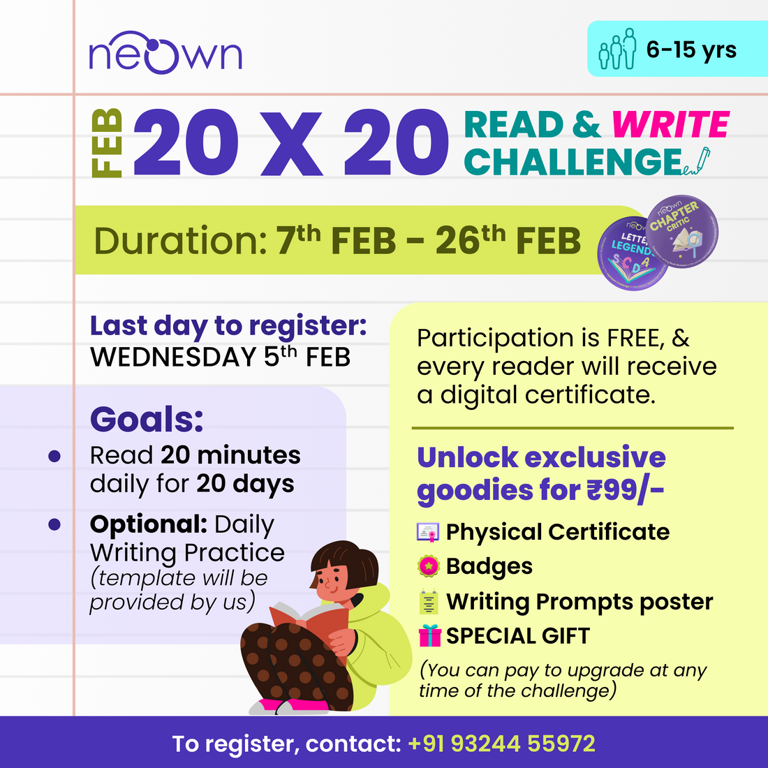 neOwn Monthly Reading Challenge