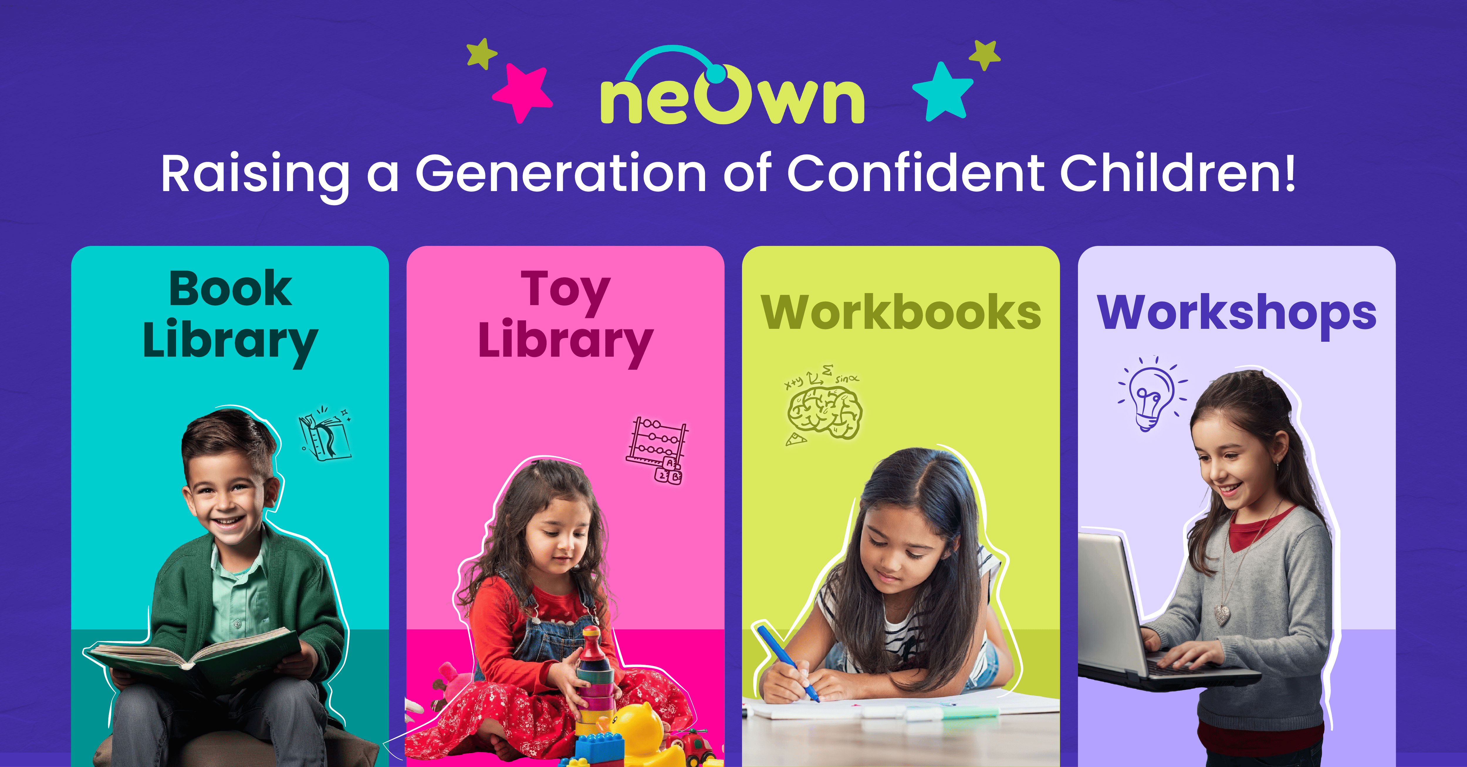 neOwn: Kids' Book & Toy Library | Online Library | Doorstep Delivery