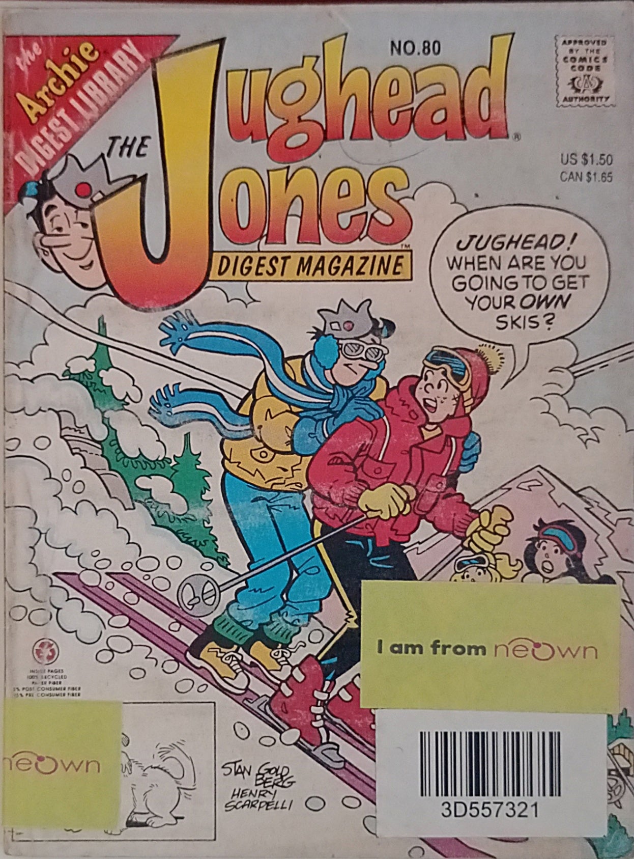 Archie Comics: The Jughead Jones Digest Magazine No. 80