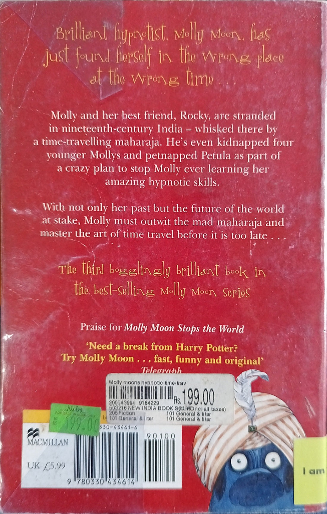 Molly Moon #3 Molly Moon's Hypnotic Time Travel Adventure