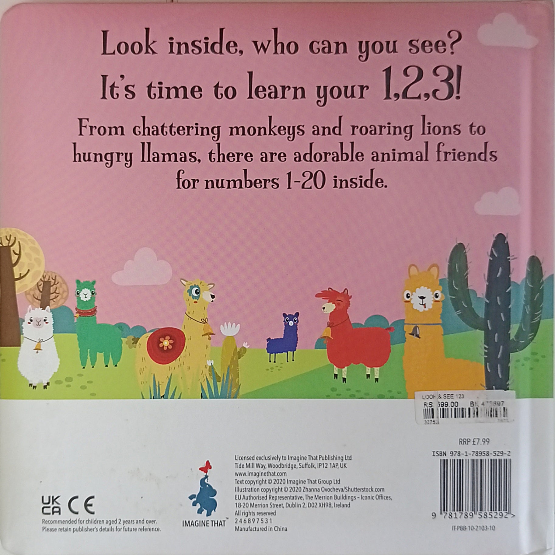 Look & See 123 (A Counting Book With Animal Friends)